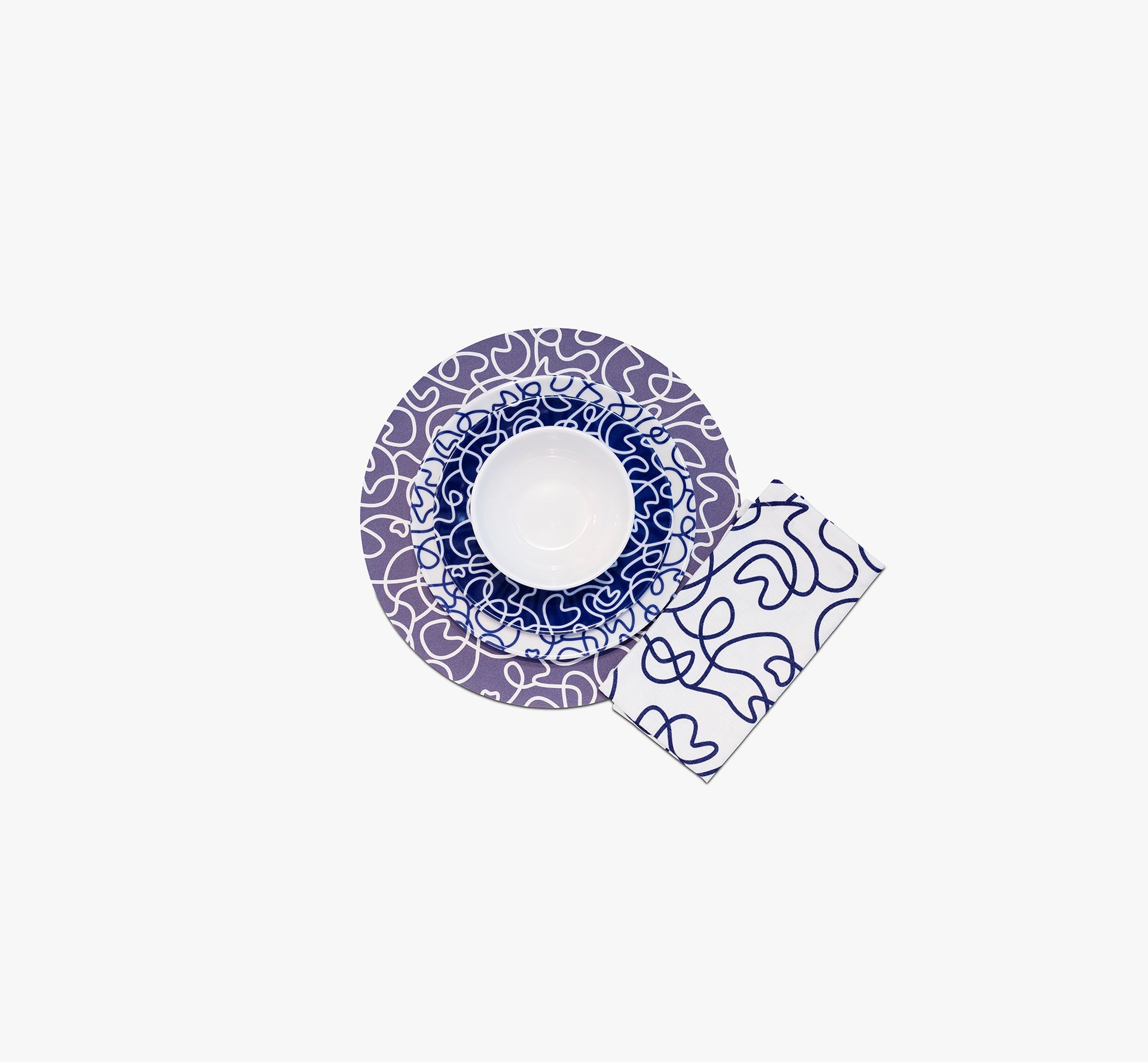 Navy Squiggly – Elizabeth Sutton Home